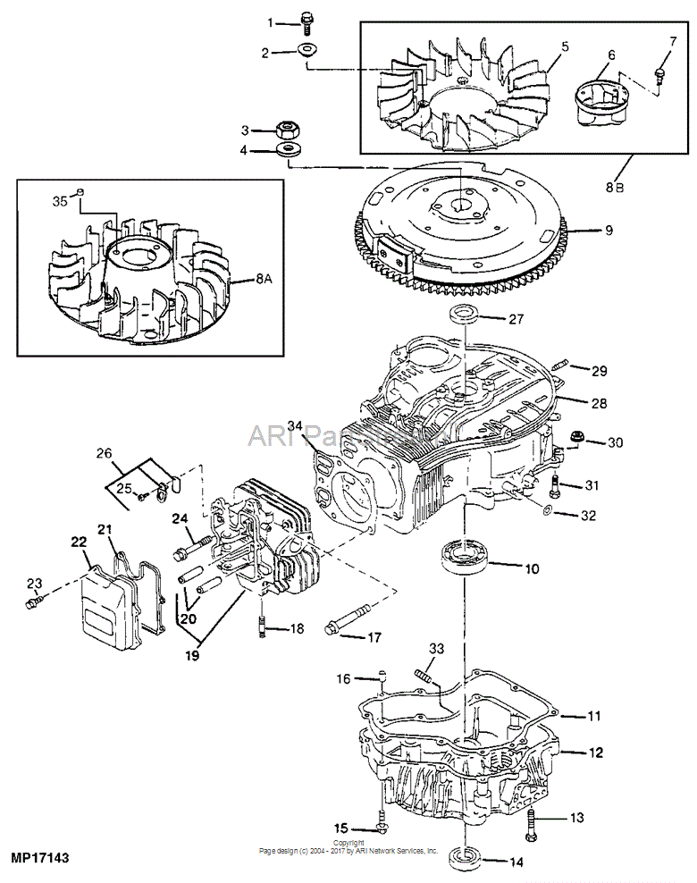 JD8518 - BALL BEARING (0827672, 0500594, 2J7762, 2J7762) fits JOHN ...