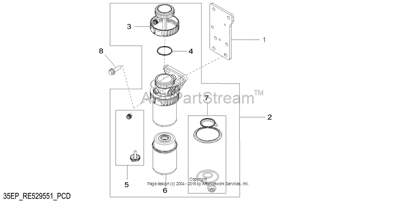 RE516512 - KIT fits JOHN DEERE | Price: $6.78 to $35.36