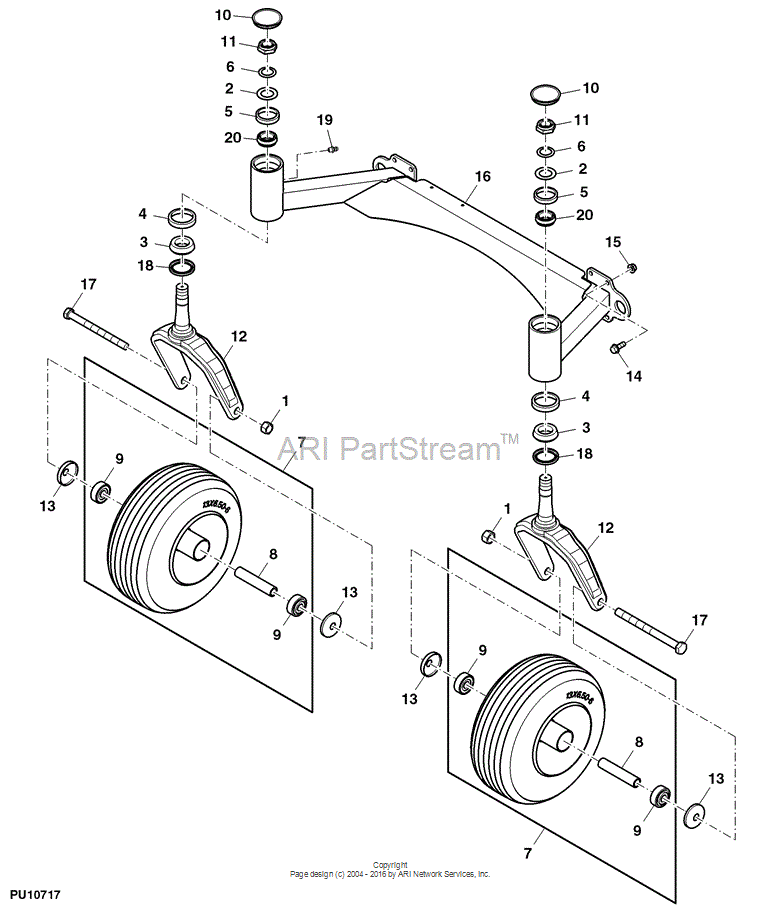 TCA19309 - Tire And Rim Assembl fits JOHN DEERE | Price: $17.73 to $329.95