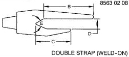 U43792 - TOOTH fits JOHN DEERE | Price: $15.89 to $318.77
