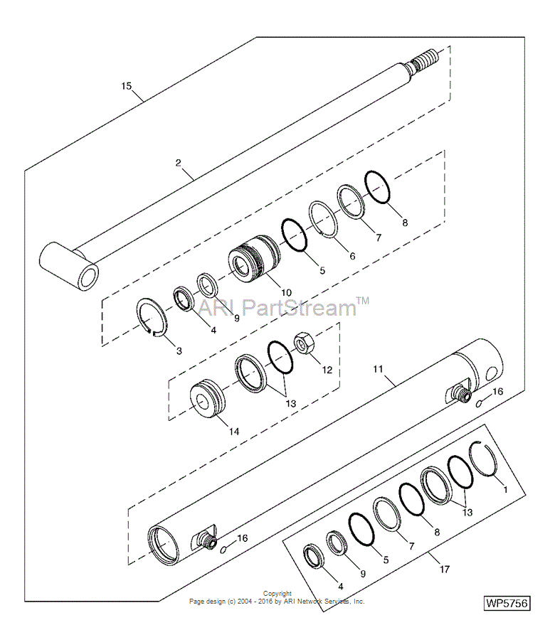 AH176274 - SEAL KIT (AH176382, AH162154, AH123929) fits JOHN DEERE ...