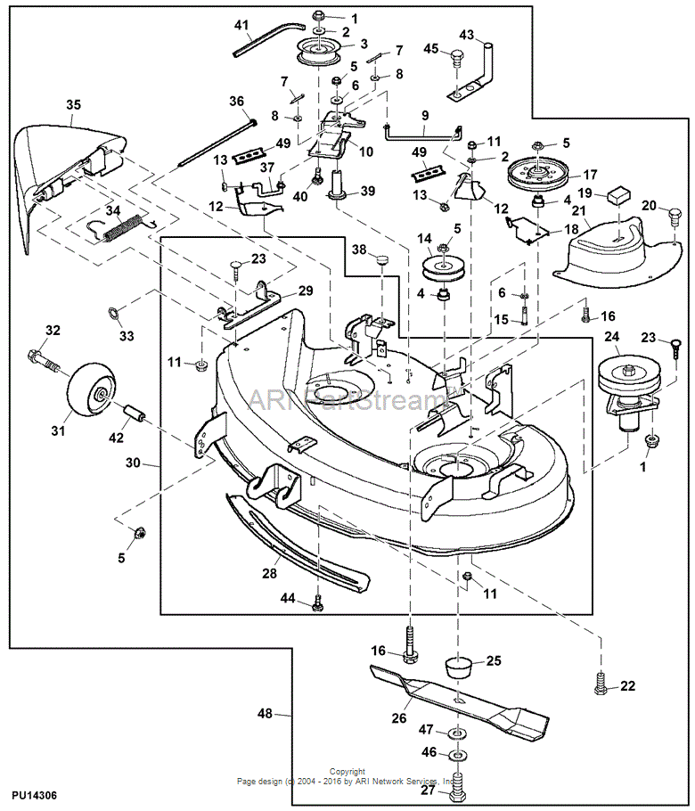 AM128048 - PULLEY/SPINDLE fits JOHN DEERE | Price: $11.00 to $290.42