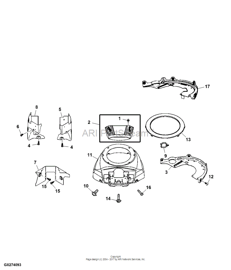 MIA11174 - GUARD fits JOHN DEERE