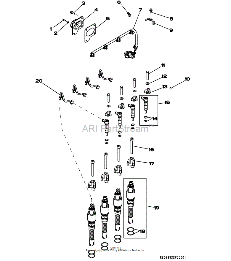 RE534960 - KIT fits JOHN DEERE | Price: $149.99 to $6,353.00