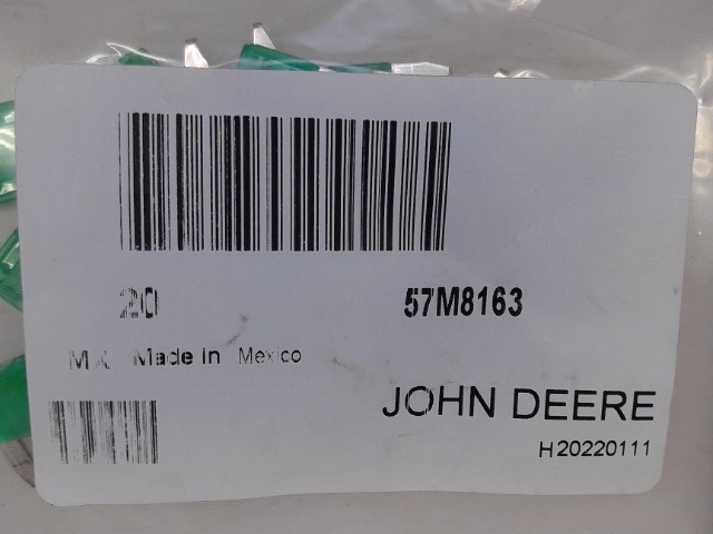 57M8163 - FUSE 30AMP fits JOHN DEERE | Price: $0.35