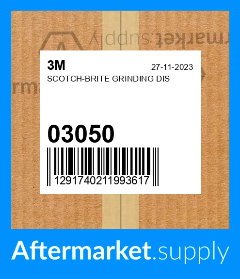 03050 - SCOTCH-BRITE GRINDING DIS fits 3M | Price: $12.99 to $143.50