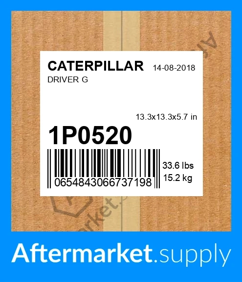 1P0520 - DRIVER G fits CATERPILLAR