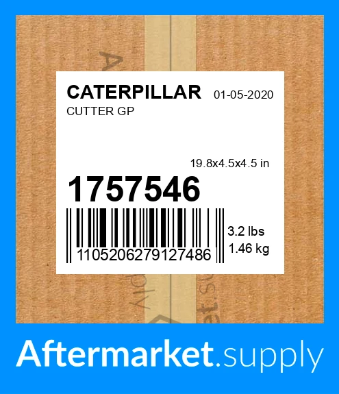 1757546 - CUTTER GP fits CATERPILLAR | Price: $77.20 to $145.91