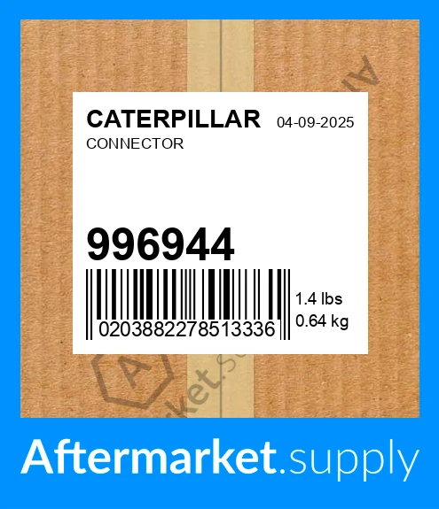 996944 - CONNECTOR fits CATERPILLAR | Price: $31.91