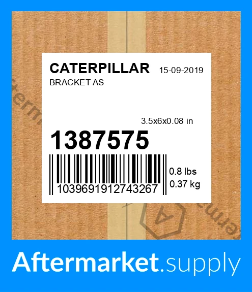 1387575 - BRACKET (4393940) fits CATERPILLAR
