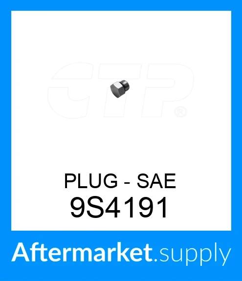 9S4191 - PLUG - SAE (5P6719, 9S4191, 9S-4191, 9S4191) fits CATERPILLAR ...