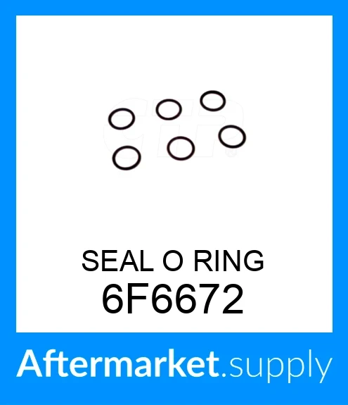 6F6672 - SEAL O RING (4F5017, 6F6672, 4F-5017, 6F-6672) fits ...