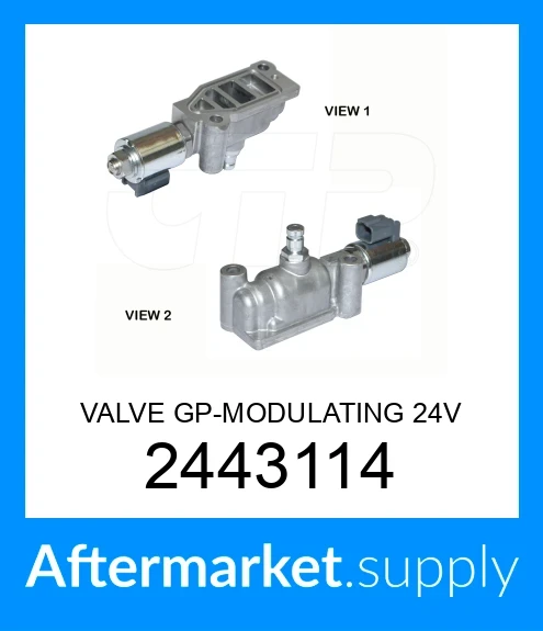 2443114 - VALVE GP-MODULATING 24V (2165338, 1608408, 4254565, 2204324 ...