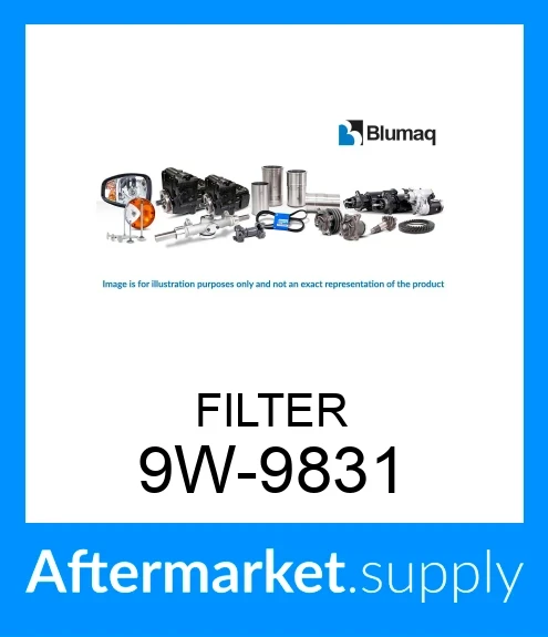 9W-9831 - FILTER (2385507, 9P5476, 3t7726, 9P5476) fits CATERPILLAR ...