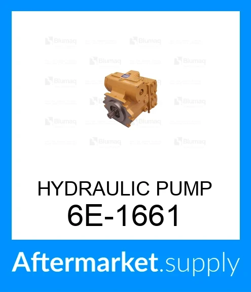 6E-1661 - HYDRAULIC PUMP (4211808, 1394151, 6e4356, 0r4612) fits ...