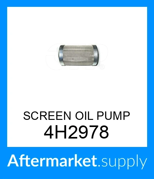 4H2978 - SCREEN OIL PUMP fits CATERPILLAR | Price: $9.51 to $795.00