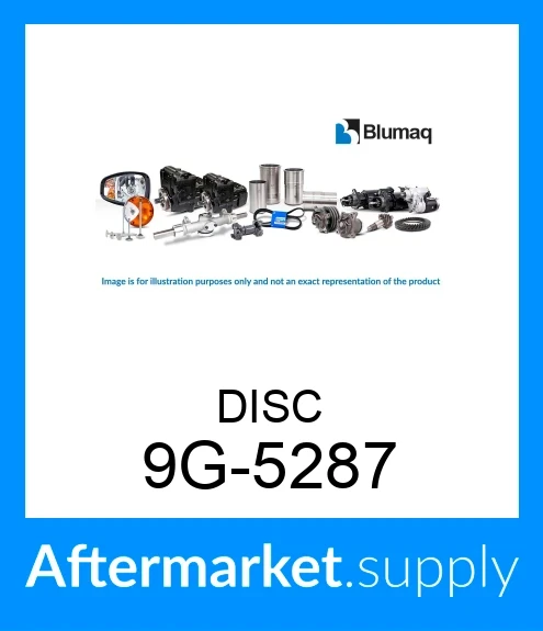 9G-5287 - DISC (9W9856, 8E2729, 1733270, 9W2473) fits CATERPILLAR ...