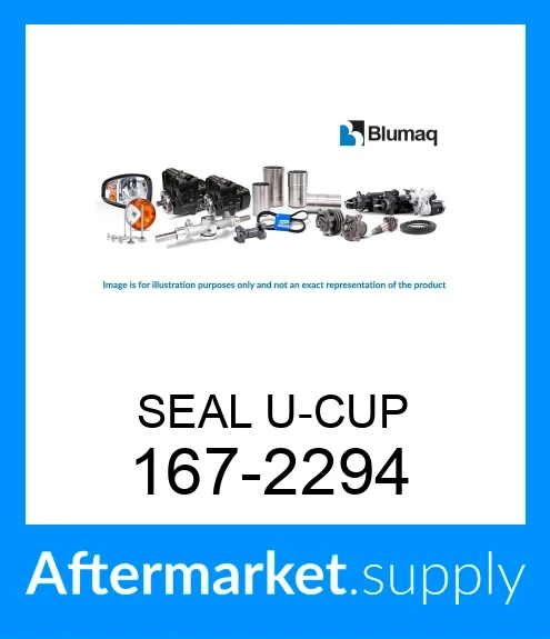 167-2294 - SEAL U-CUP (4392696, 5J8150, 1672294, 5J8150) fits ...