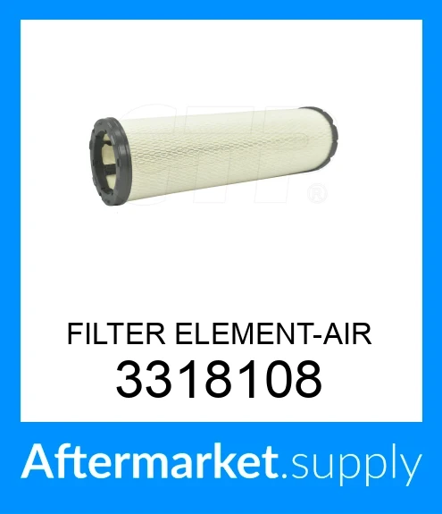 3318108 - FILTER ELEMENT-AIR fits CATERPILLAR | Price: $29.15 to $121.42