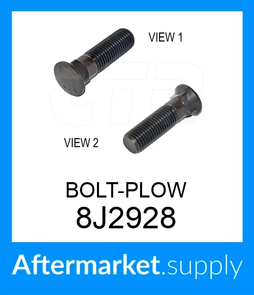 8J2928 - BOLT-PLOW (1J4948, 1J-4948) fits CATERPILLAR | Price: $2.37 to ...