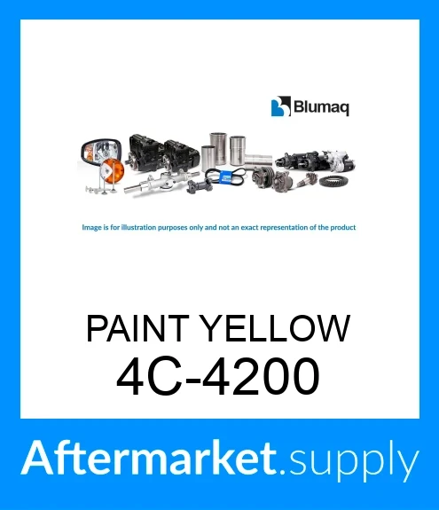 4C-4200 - PAINT YELLOW (5900196) fits CATERPILLAR | Price: $9.99 to $250.00