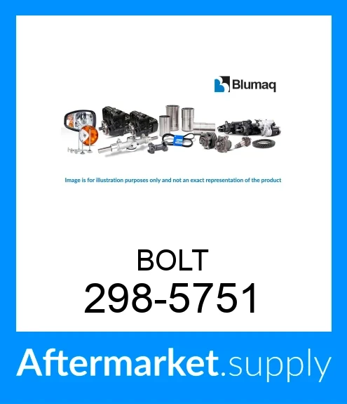 298-5751 - BOLT fits CATERPILLAR | Price: $2.50 to $4.99