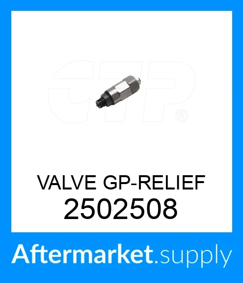 2502508 - VALVE GP-RELIEF (116-3600, 116-3600) fits CATERPILLAR | Price ...