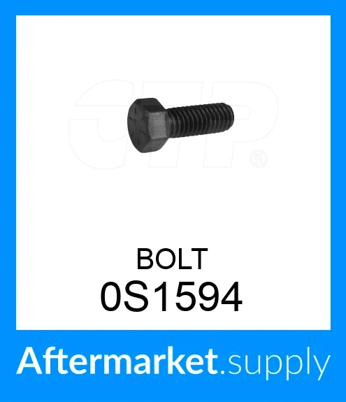 0S1594 - BOLT (078-1704, 113-9281) fits CATERPILLAR | Price: $0.12 to ...