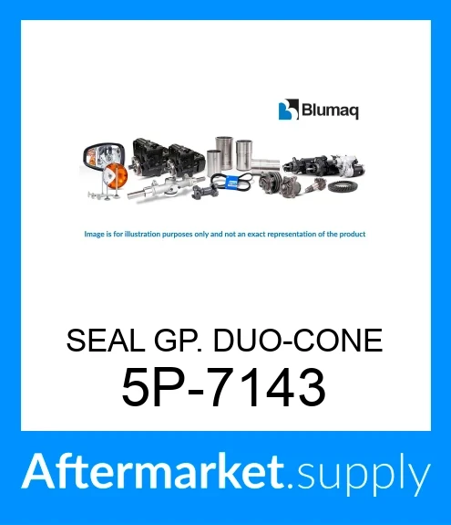 5P-7143 - SEAL GP. DUO-CONE (9W7241, 5p7144, 2P3395, 9W7241) fits ...
