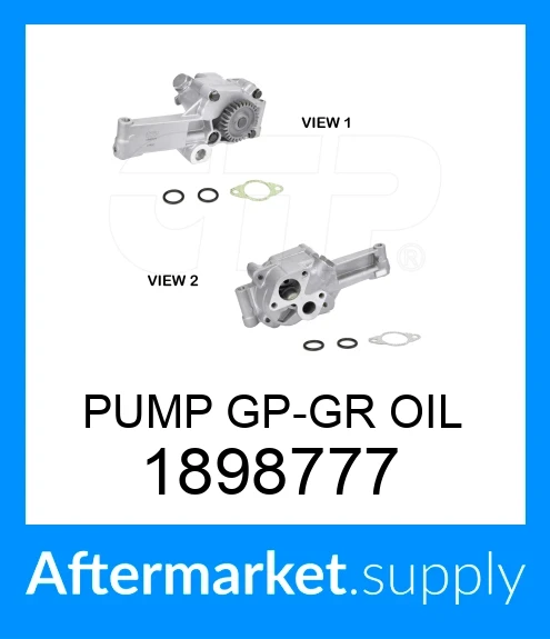 1898777 - PUMP GP-GR OIL (1899377, 2W8077, 2105559, 2w8091) fits ...