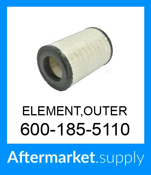 600-185-5110 - ELEMENT,OUTER (1327165, 6I2503, 6001855110, 6001855110 ...