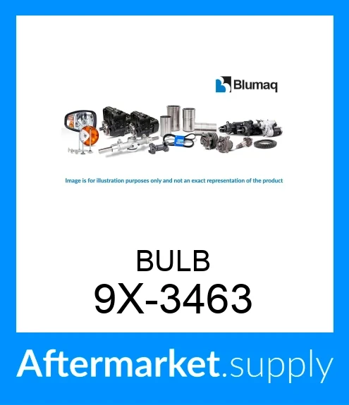 9X-3463 - BULB (3519918, 6C2864, 6C2864, 3519918) fits CATERPILLAR ...