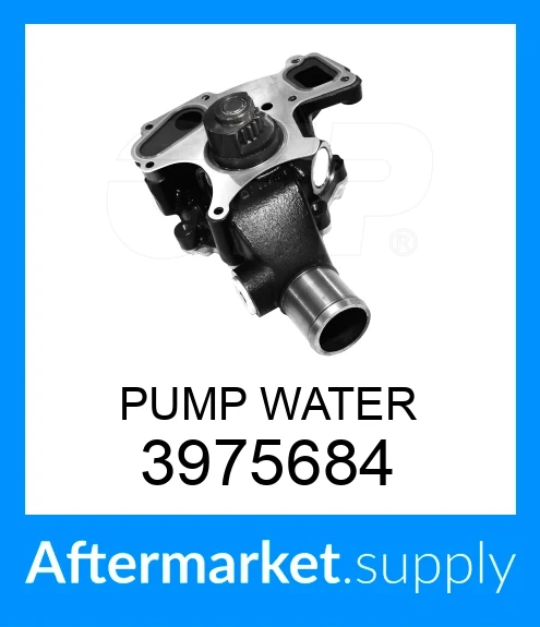3975684 - PUMP WATER (3801659, 3801659, 4179305, 3801659) fits ...