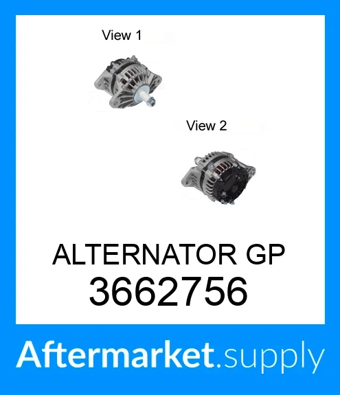 3662756 - ALTERNATOR GP fits CATERPILLAR | Price: $177.95 to $536.00
