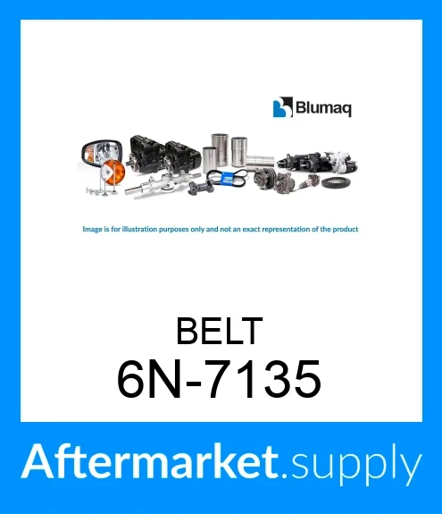 6N-7135 - BELT (9L6639, M-9L6639, 6N-7135, 9L-6639) fits CATERPILLAR ...