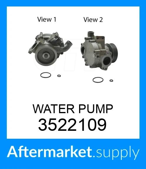 3522109 - WATER PUMP (10R5407, 2274301, 2274299, 2036094) fits ...