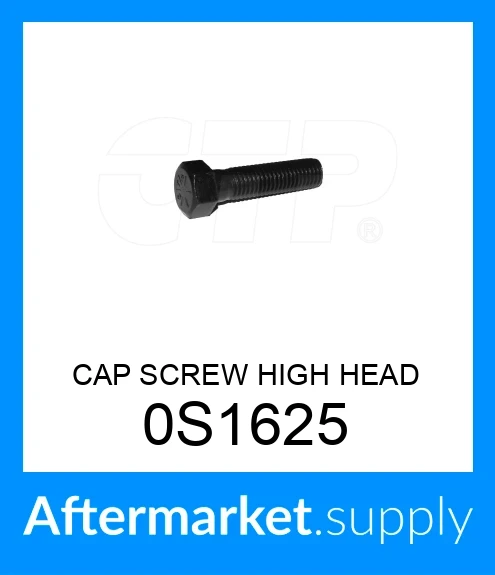 0S1625 - CAP SCREW HIGH HEAD (8T6871, 0S1625, 0S1625, 0S1625) fits ...