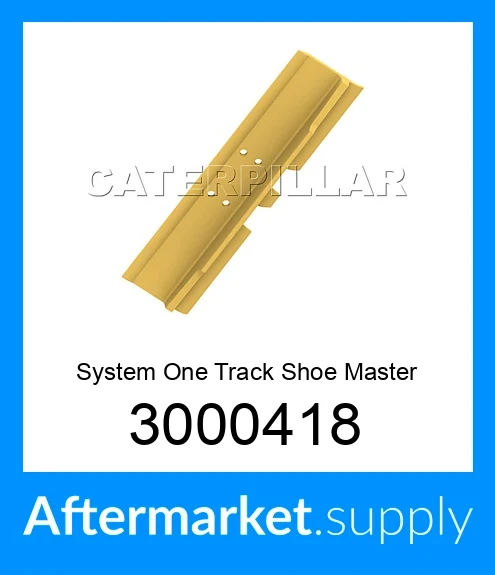 3000418 - System One Track Shoe Master Extreme Service, Single Grouser ...
