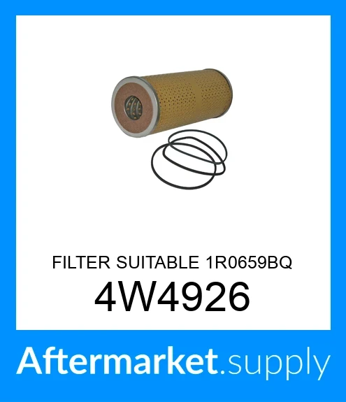 4W4926 - FILTER SUITABLE 1R0659BQ (1R0659, p550484, 2Y8098, 1R0659 ...