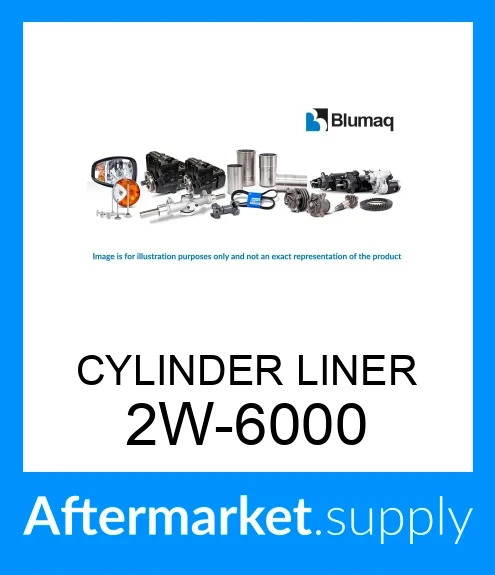 2W-6000 - CYLINDER LINER (1979322, 1W6280, 1979384, 1W6280) fits ...