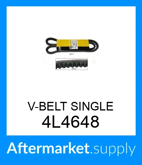 4L4648 - V-BELT SINGLE fits CATERPILLAR | Price: $8.56 to $53.47