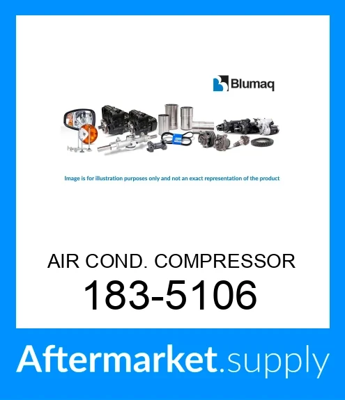 183-5106 - AIR COND. COMPRESSOR (5011179, 183-5106) fits CATERPILLAR ...