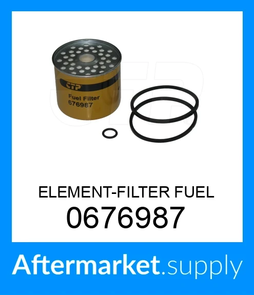 0676987 - ELEMENT-FILTER FUEL (33166, 8T7477, 33166, 33166) fits ...