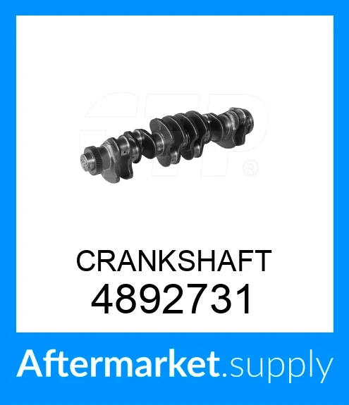 4892731 - CRANKSHAFT (1013228, 2275480, 2715658, 0r2806) fits ...