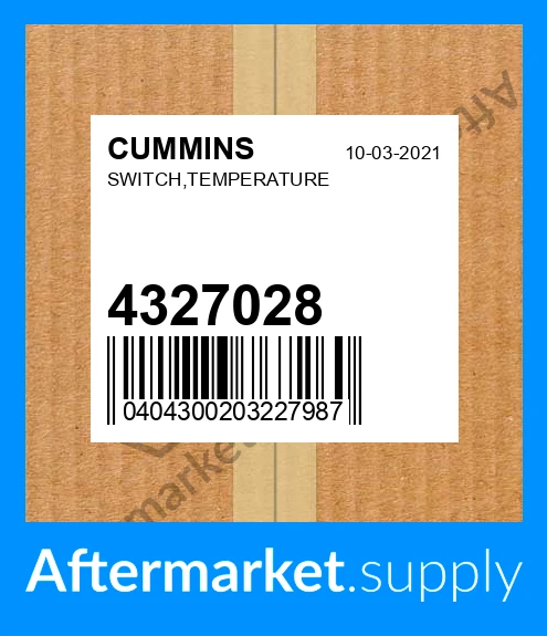 4327028 - SWITCH,TEMPERATURE fits CUMMINS