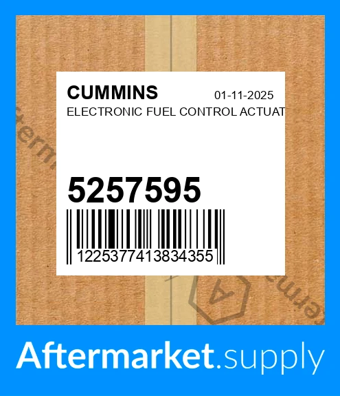 5257595 - ELECTRONIC FUEL CONTROL ACTUATOR fits CUMMINS | Price: $17.90 ...