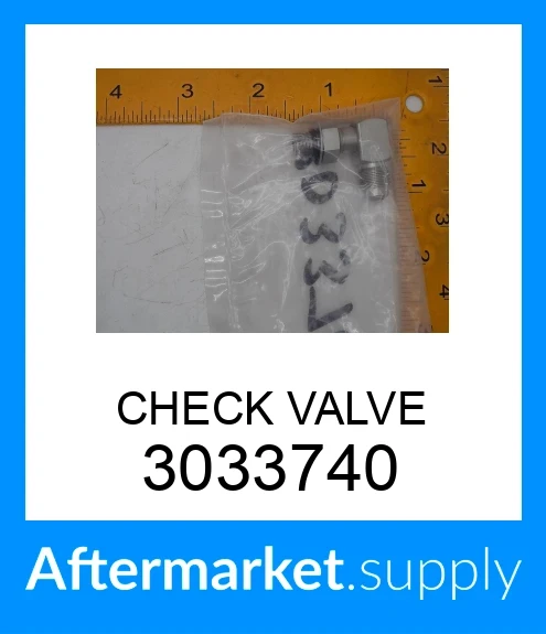3033740 - CHECK VALVE (M-3033740) fits CUMMINS | Price: $10.55 to $217.67