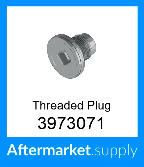 3973071 - Threaded Plug fits CUMMINS | Price: $18.64 to $59.99
