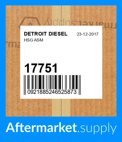 17751 - HSG ASM DETROIT DIESEL | Price: $875.00