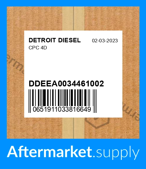 ddeea0034461002 - CPC 4D DETROIT DIESEL